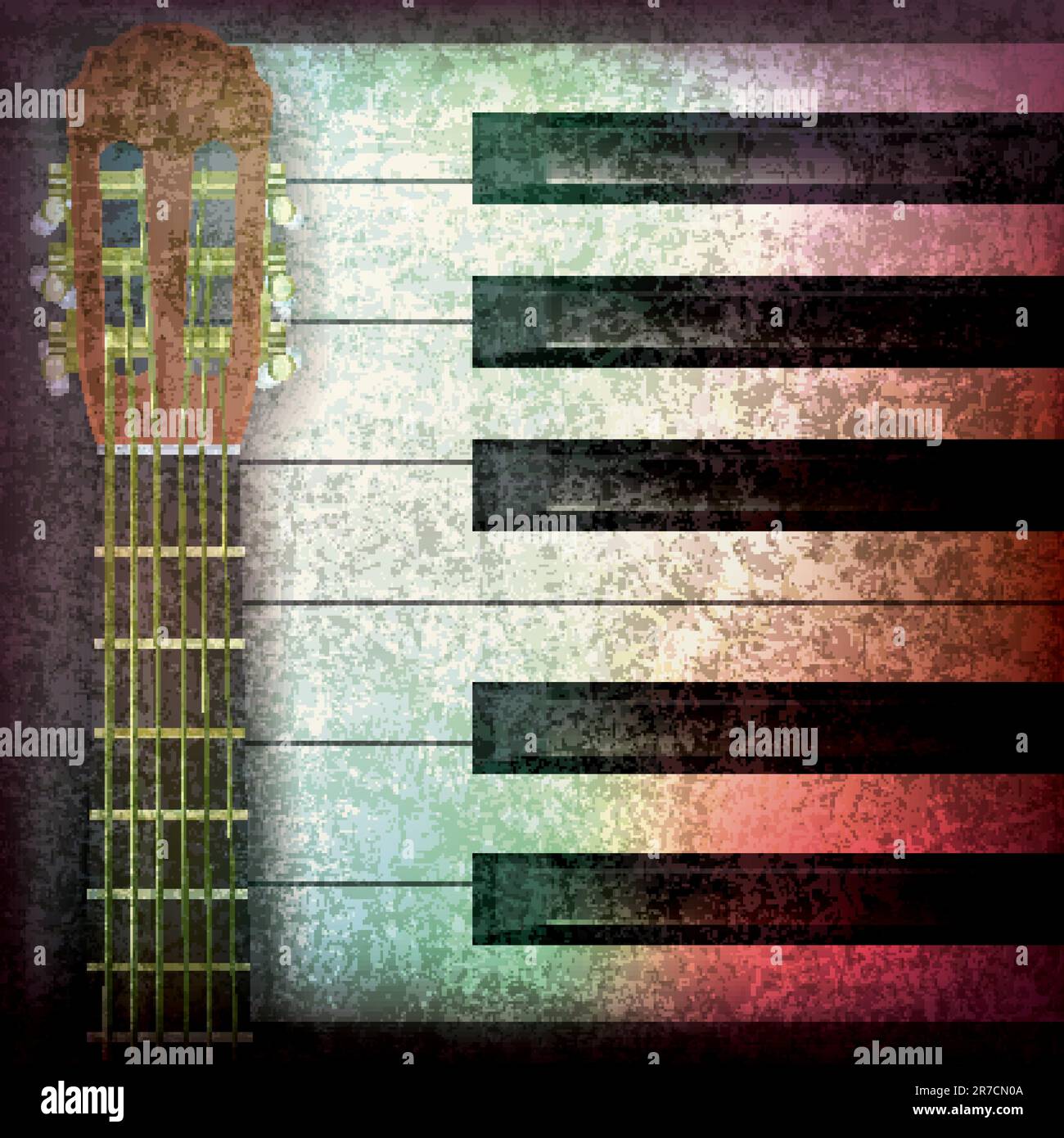 Messy sheet music Stock Vector Images - Alamy