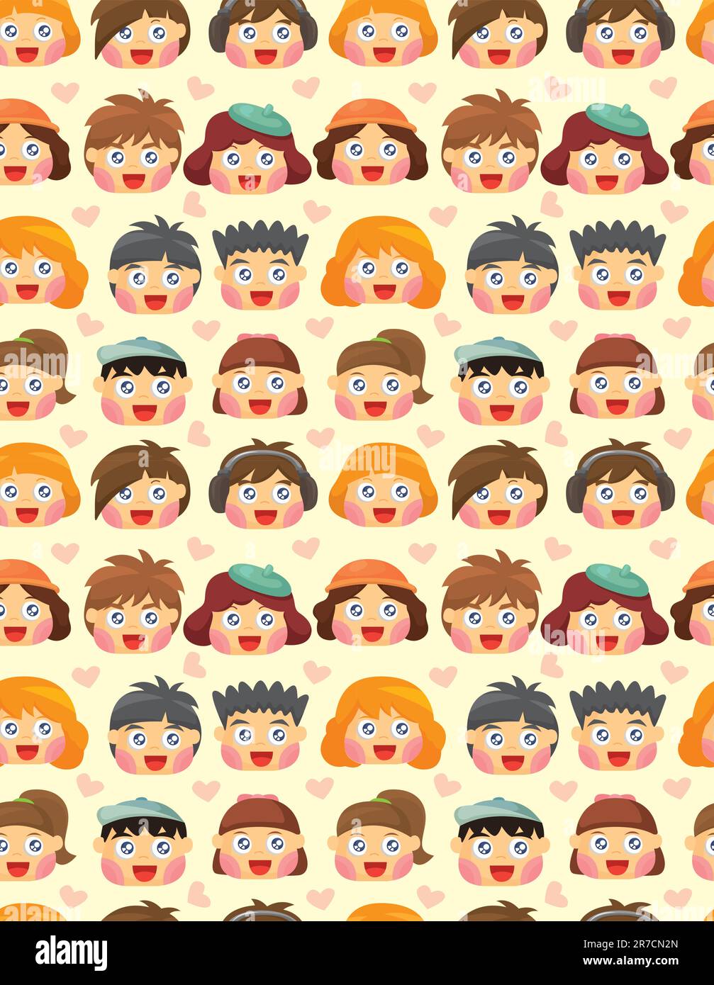 Child wallpaper pattern hi-res stock photography and images - Alamy