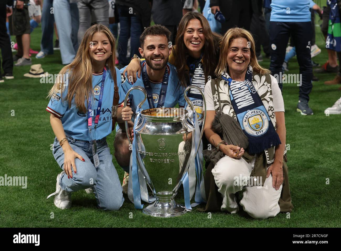 Istanbul, Turkey, 10th June 2023. Bernardo Silva of Manchester City ...