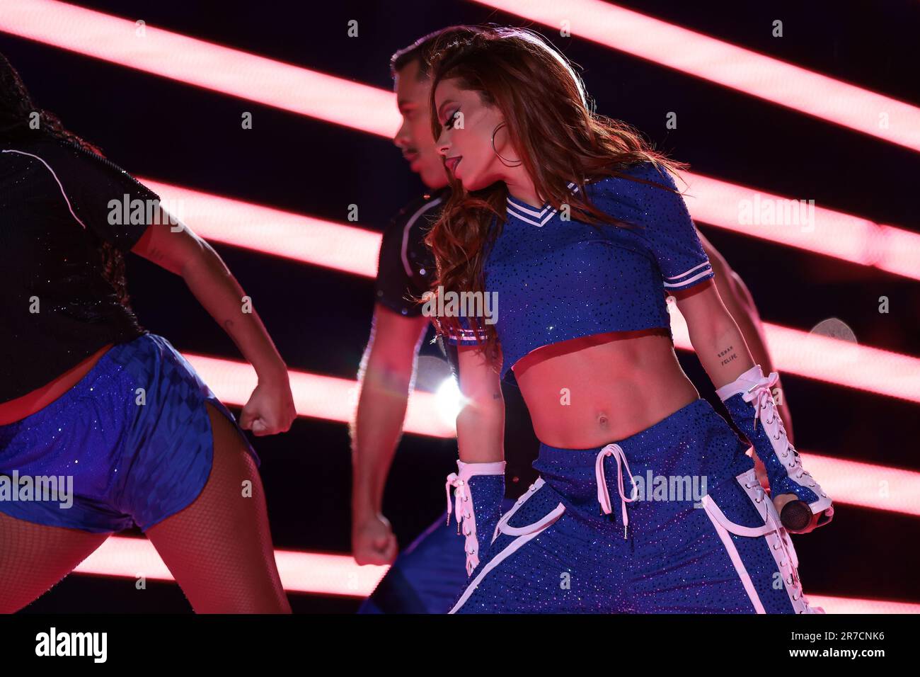 Istanbul, Turkey, 10th June 2023. Brazilian singer Anitta ( Larissa de ...