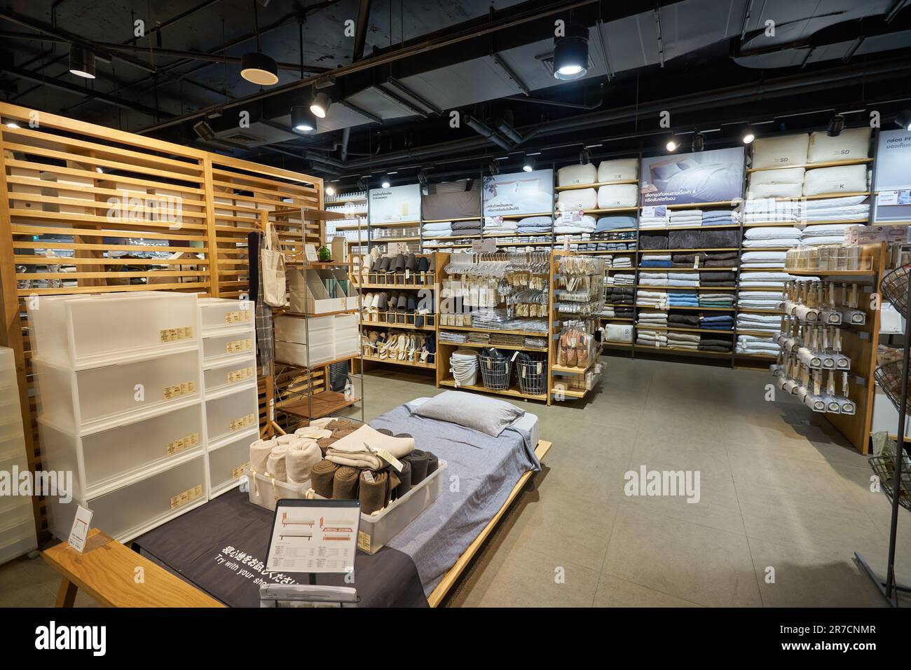 BANGKOK, THAILAND - CIRCA JANUARY, 2020: various goods displayed at ...