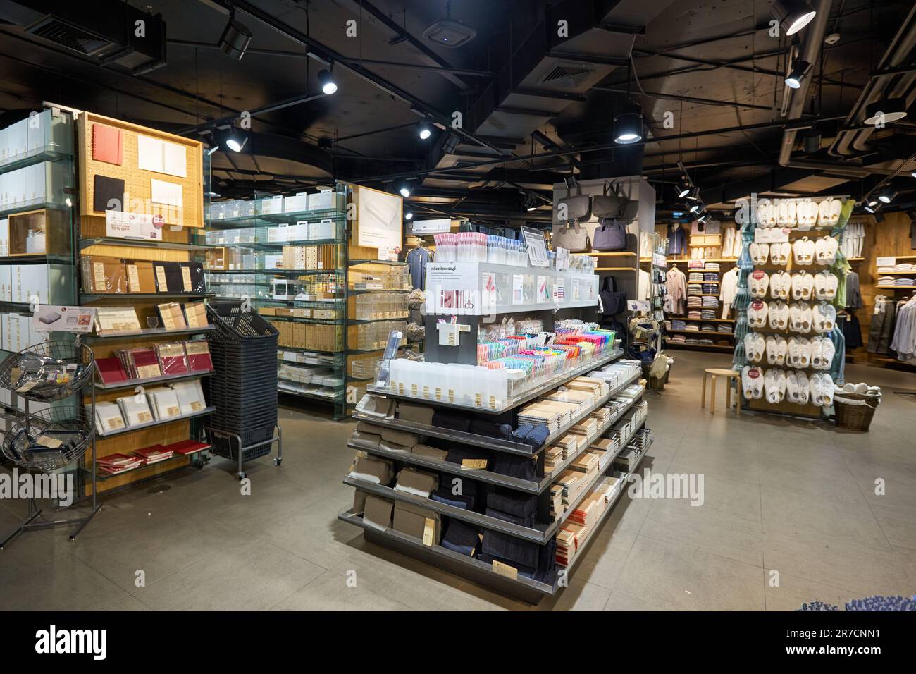 BANGKOK, THAILAND - CIRCA JANUARY, 2020: various goods displayed at ...