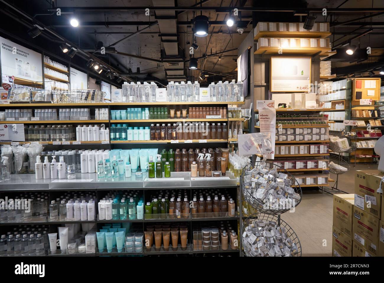 BANGKOK, THAILAND - CIRCA JANUARY, 2020: various goods displayed at ...