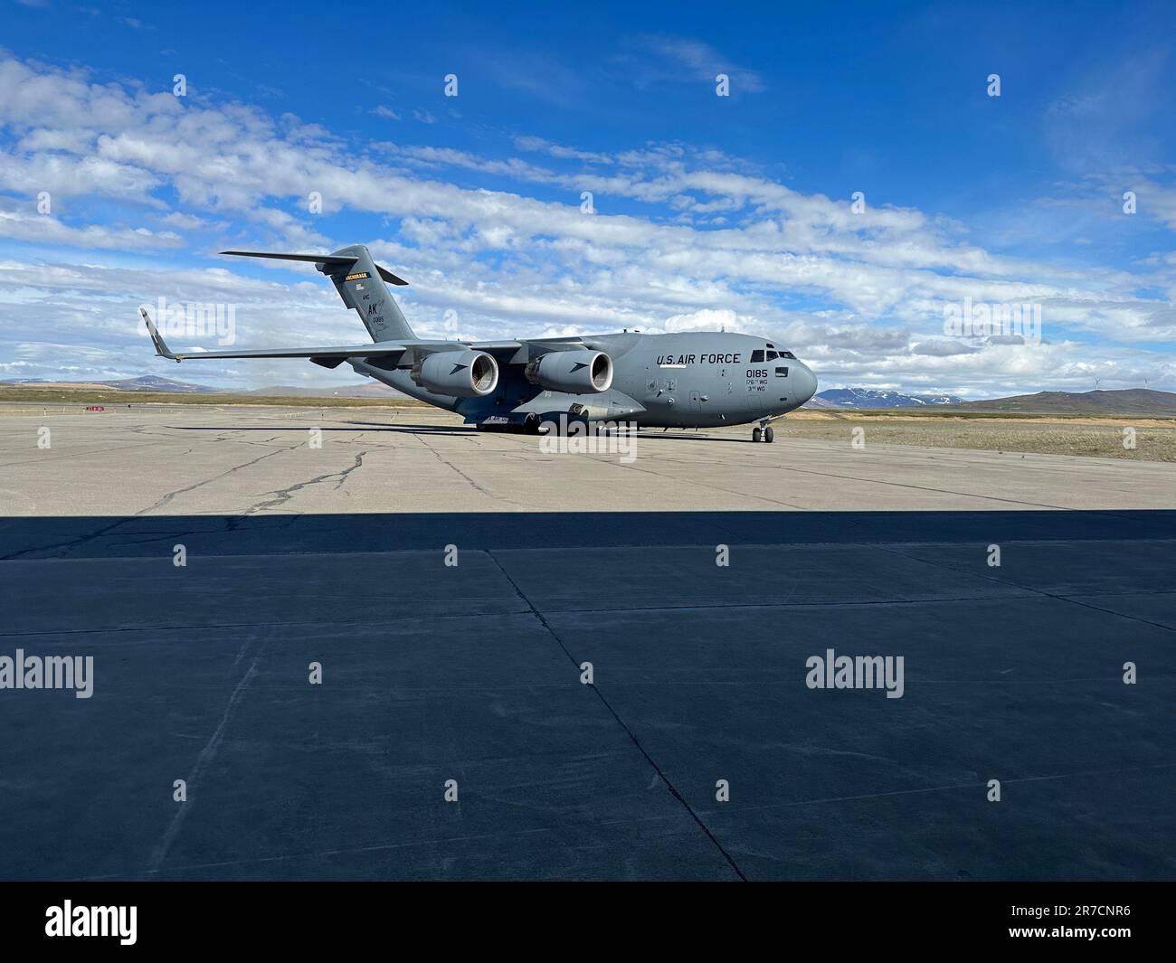 An Alaska Air National Guard C-17 Globemaster III from the 144th ...
