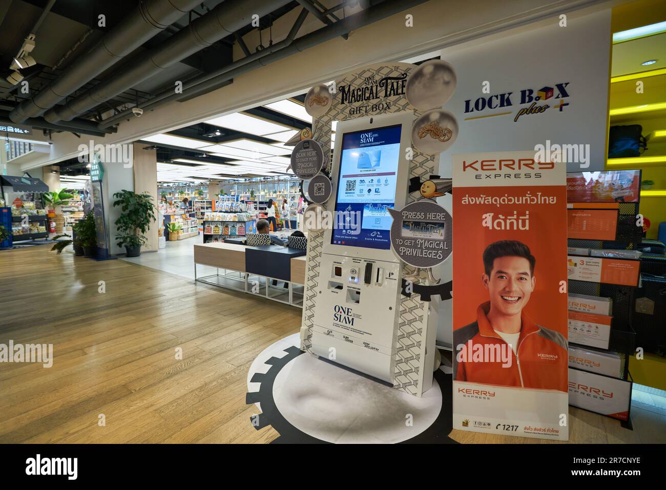 BANGKOK, THAILAND - CIRCA JANUARY, 2020: self-service kiosk at Siam ...