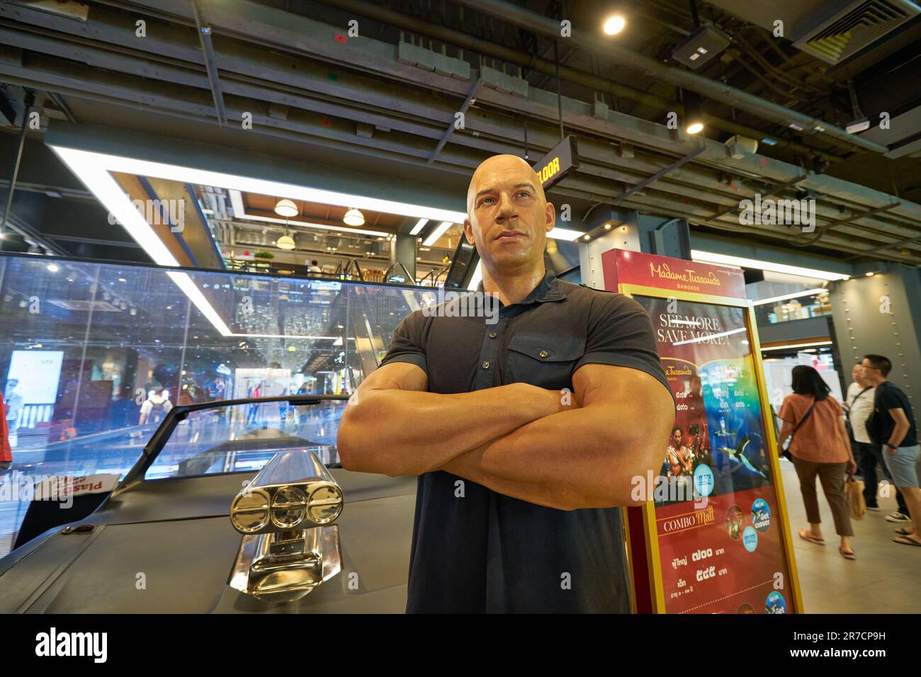 BANGKOK, THAILAND - CIRCA JANUARY, 2020: Vin Diesel life-size wax ...