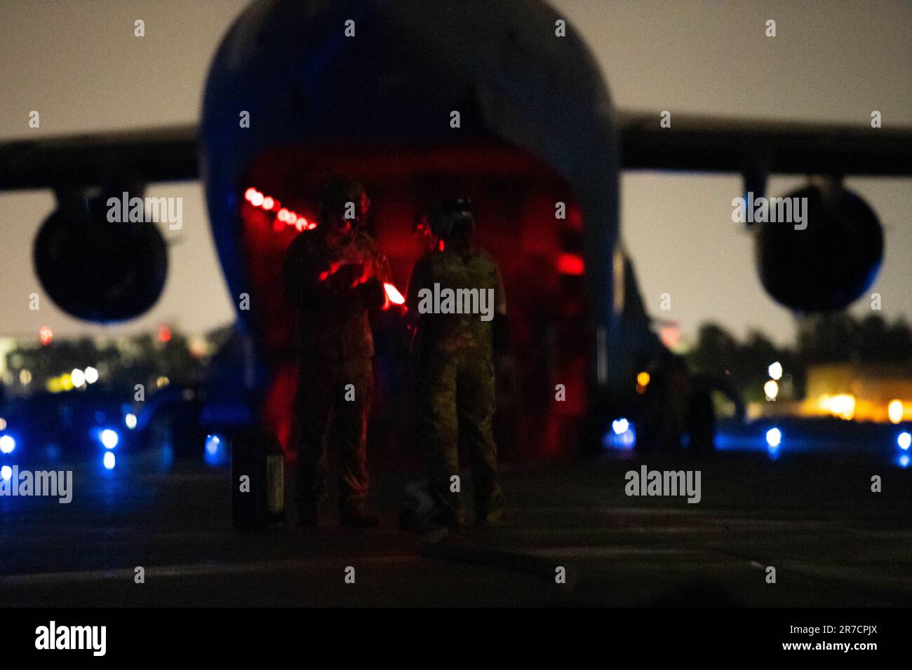 U.S. Air Force Airmen conduct Forward Air Refueling Point (FARP ...