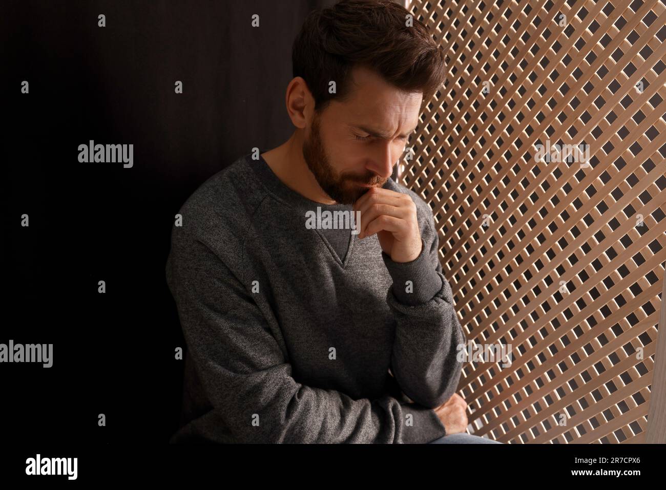 Priest confession booth hi-res stock photography and images - Alamy