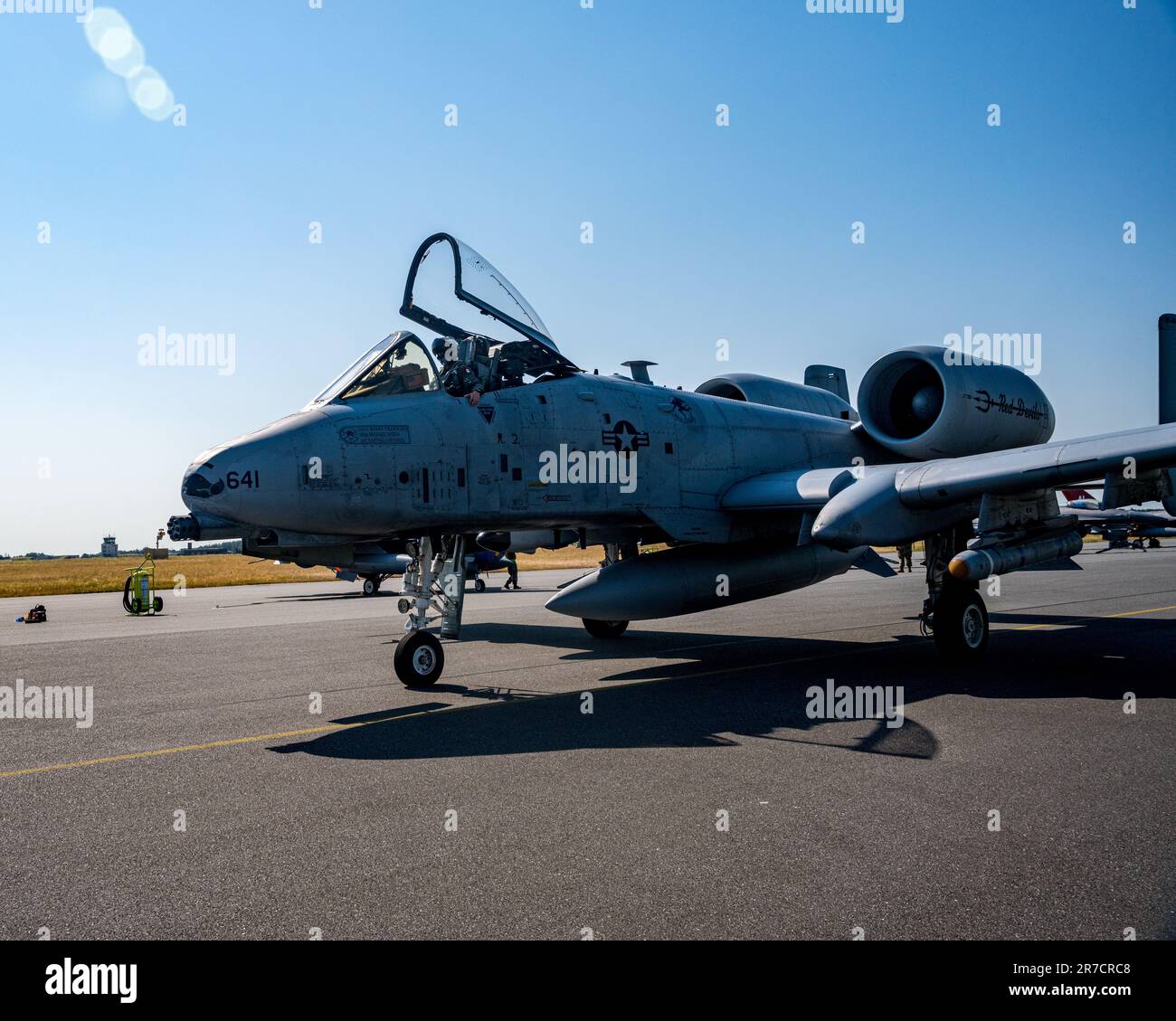 A U.S. Air Force A-10 Thunderbolt II aircraft assigned to the 127th ...