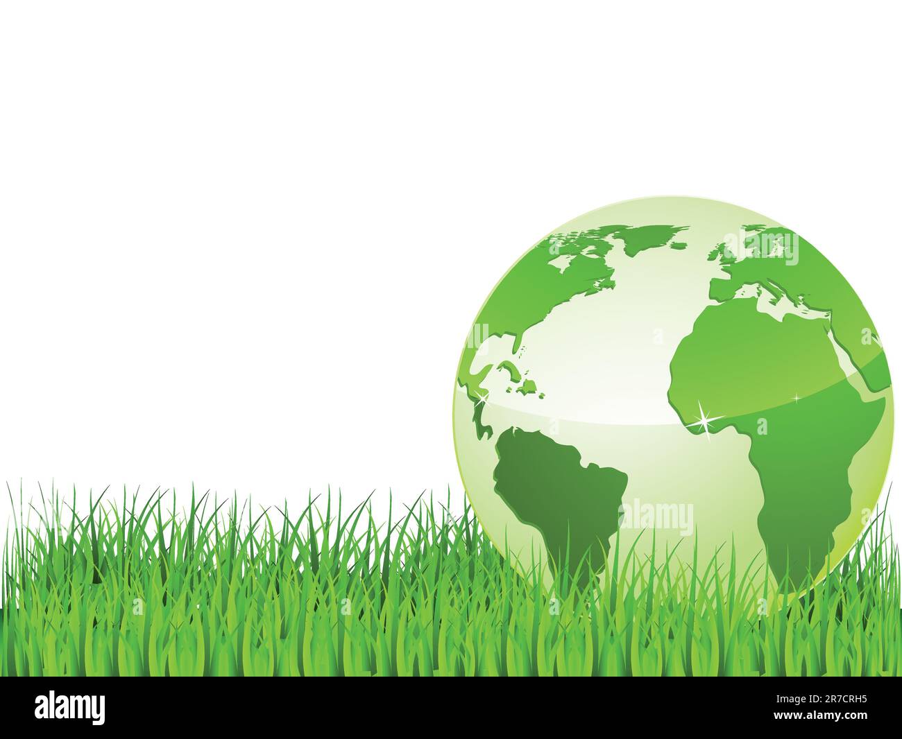 Earth concept grass Stock Vector Images - Alamy