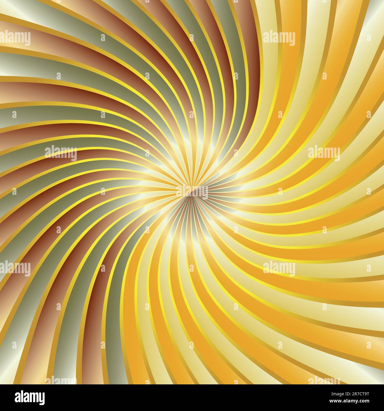 Illustration vector gold spiral vortex Stock Vector Image & Art - Alamy