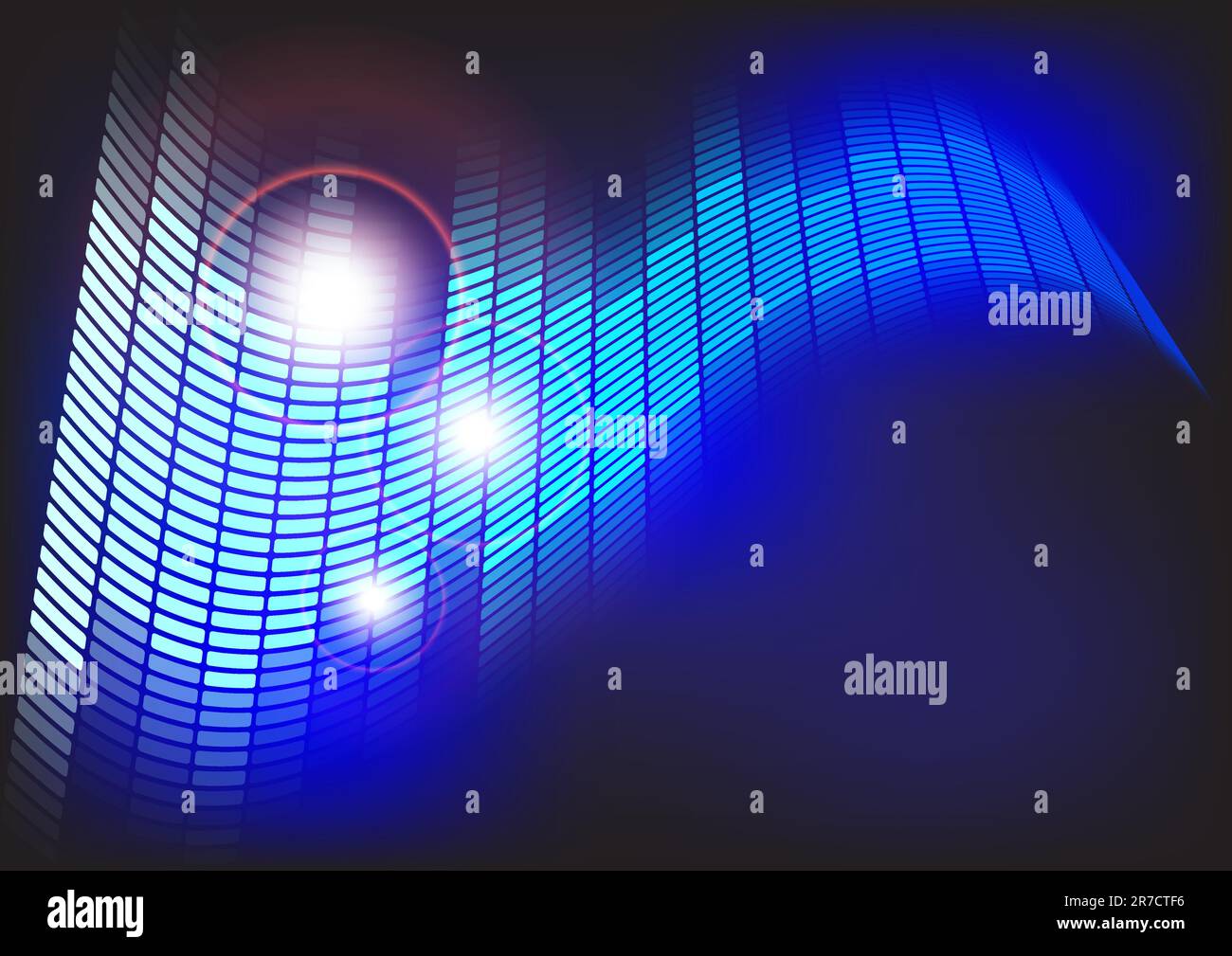 Abstract Party Background - Blue Equalizer Stock Vector Image & Art - Alamy