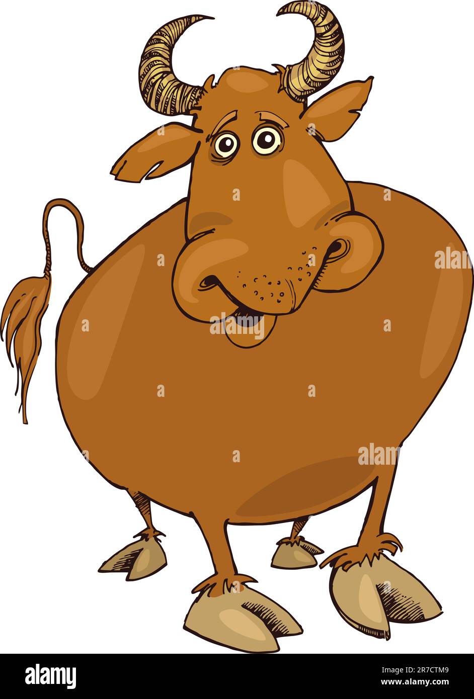 Bullock art Stock Vector Images - Alamy