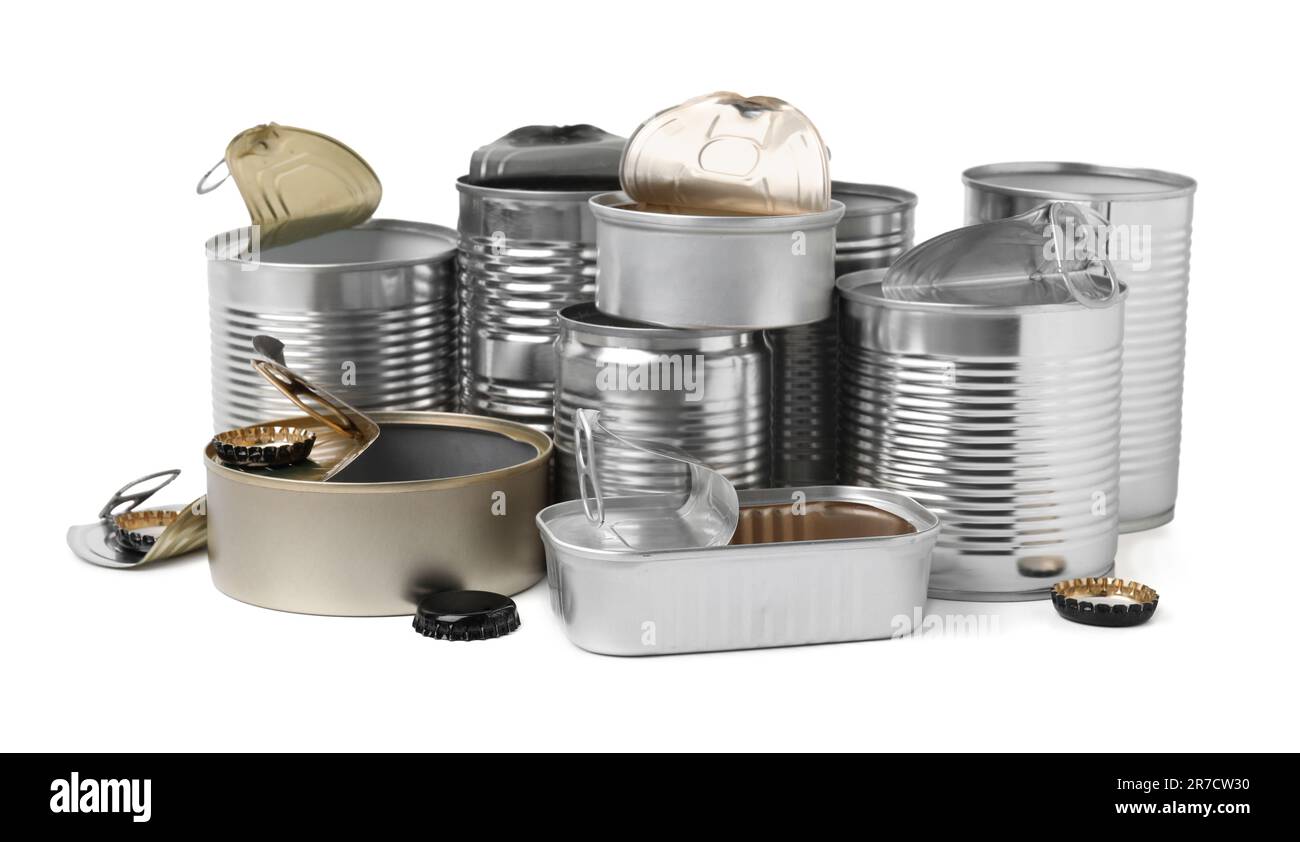 Many empty cans Cut Out Stock Images & Pictures - Alamy
