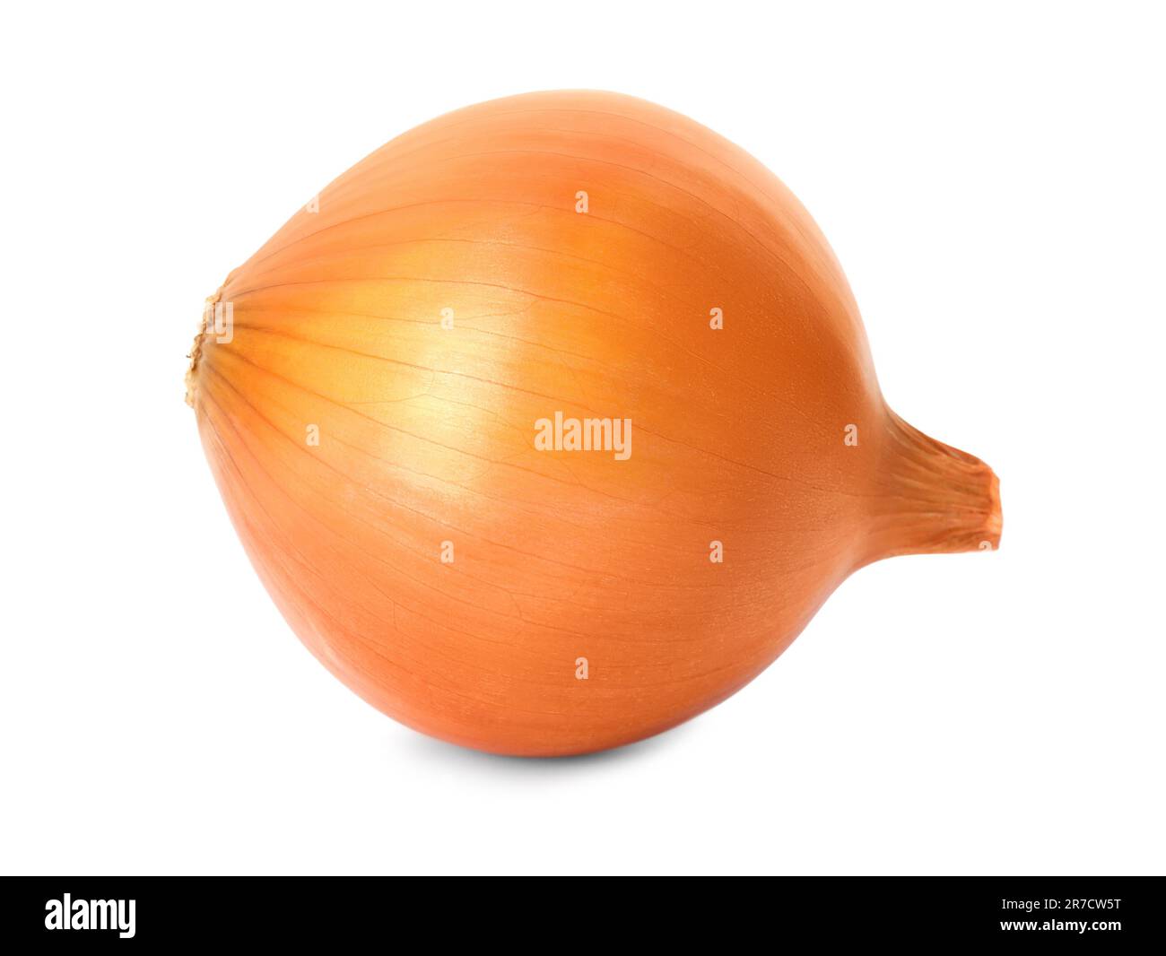 One fresh unpeeled onion isolated on white Stock Photo - Alamy