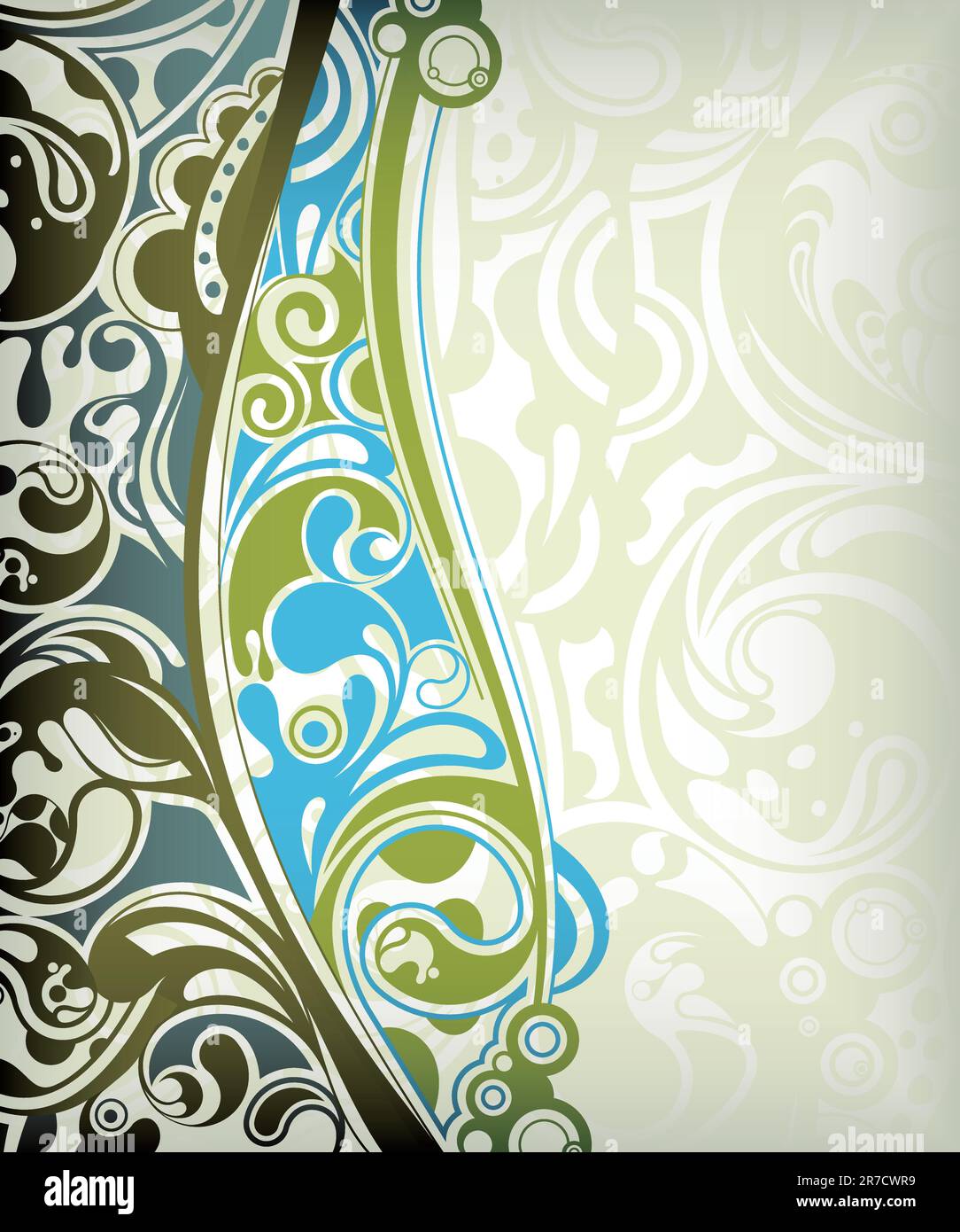 Illustration of abstract unique curve background Stock Vector Image ...