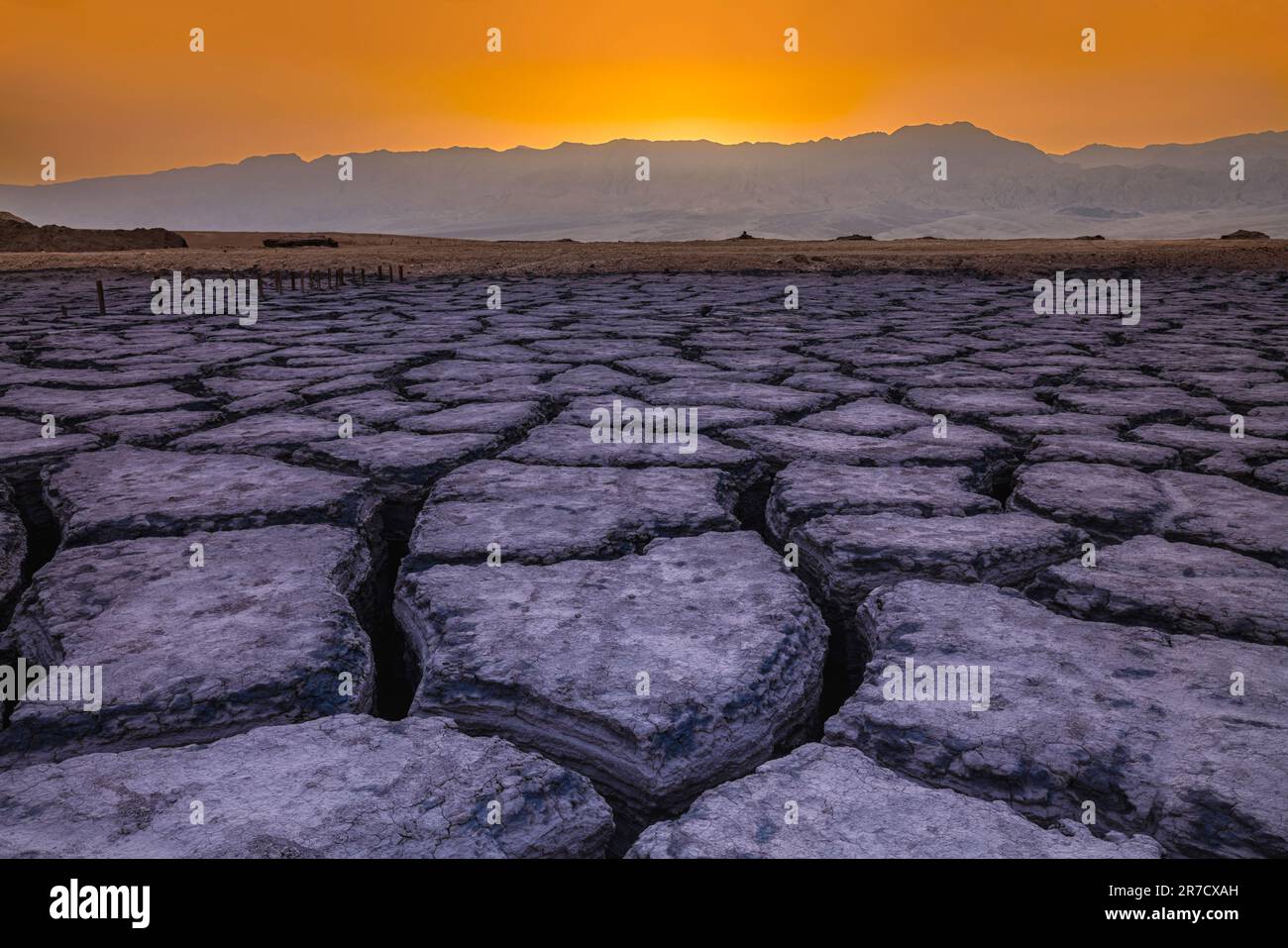 MUDFLATS TIMNA NEGEV ISRAEL Stock Photo - Alamy