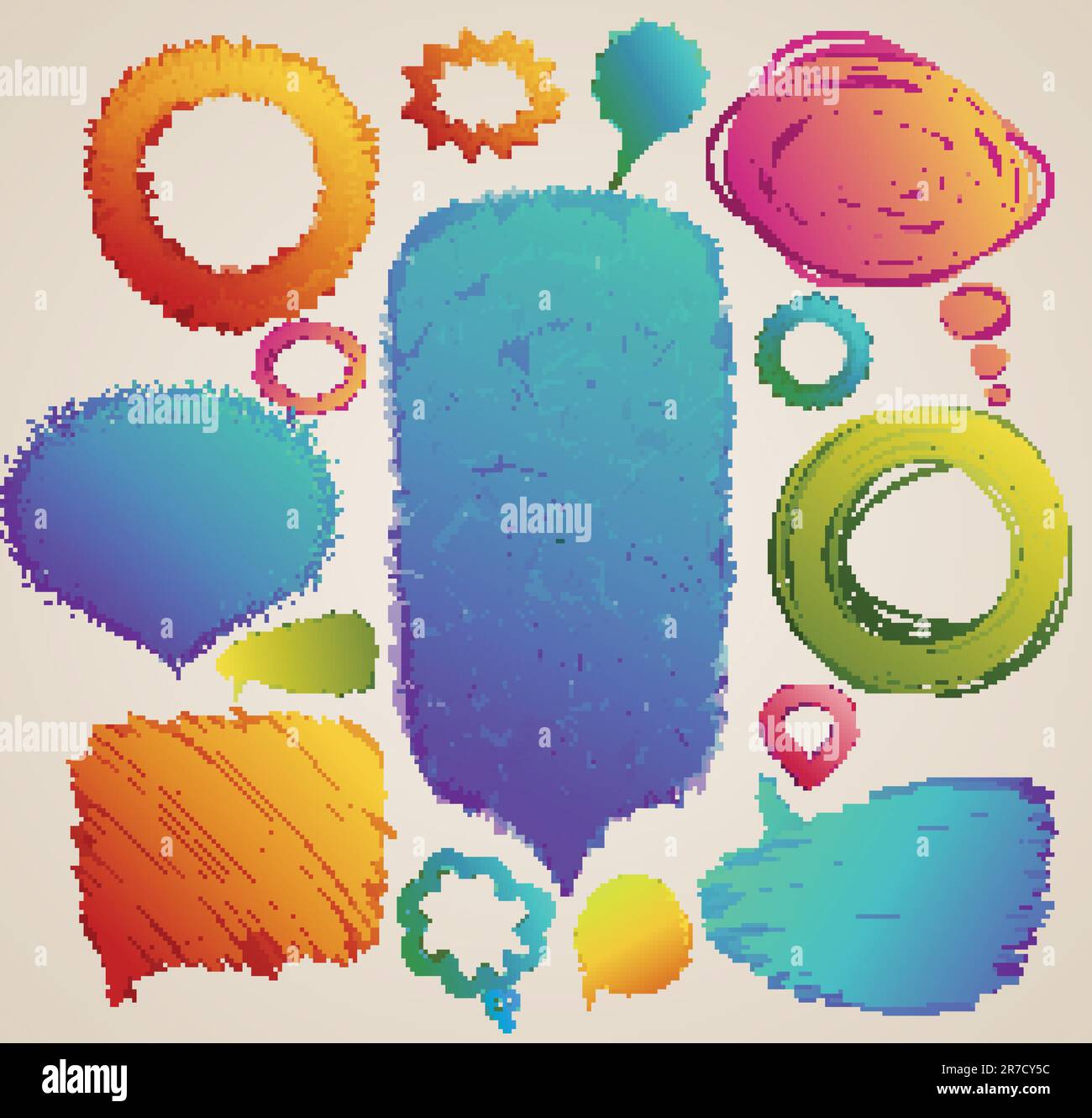 Colorful messy sketch Stock Vector Images - Alamy