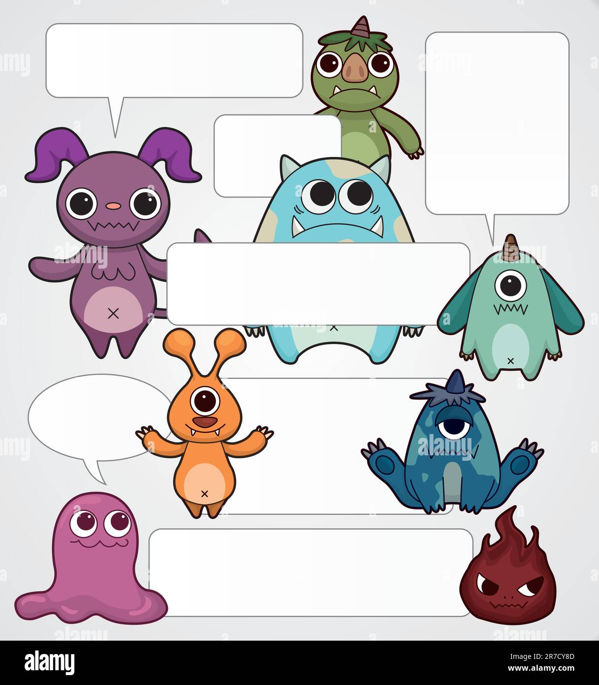 Fake monster Stock Vector Images - Alamy