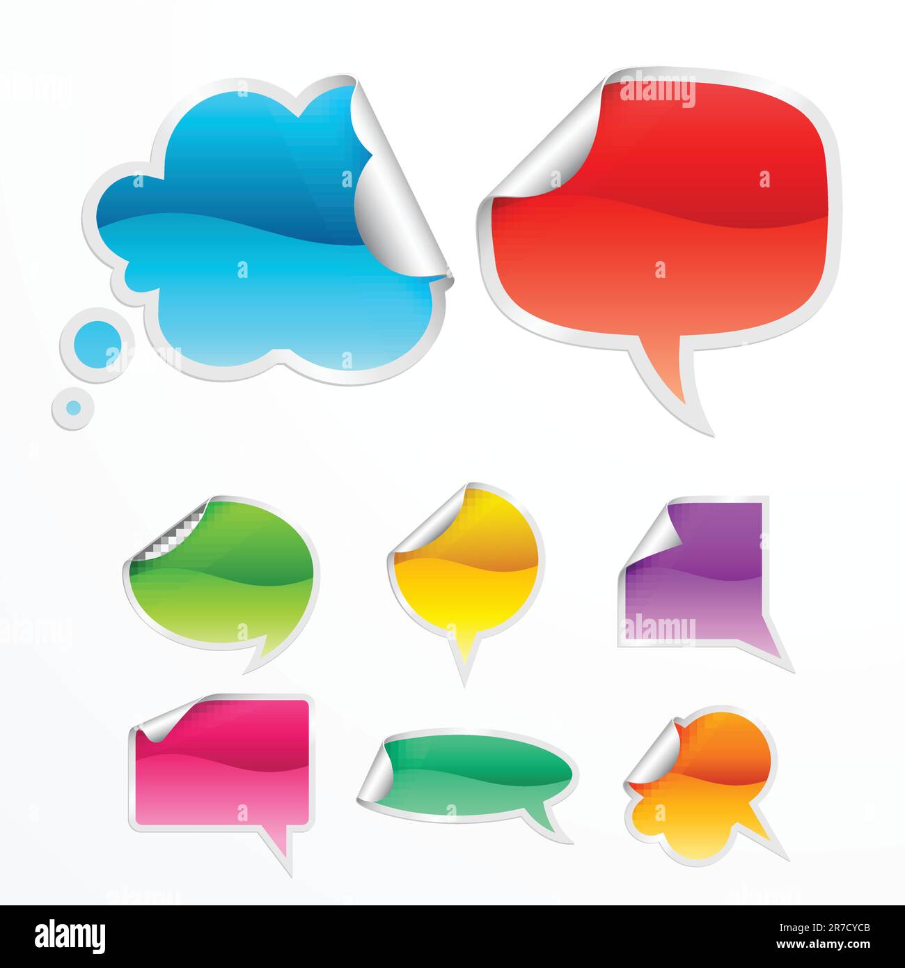 Yellow and pink bubbles Cut Out Stock Images & Pictures - Alamy
