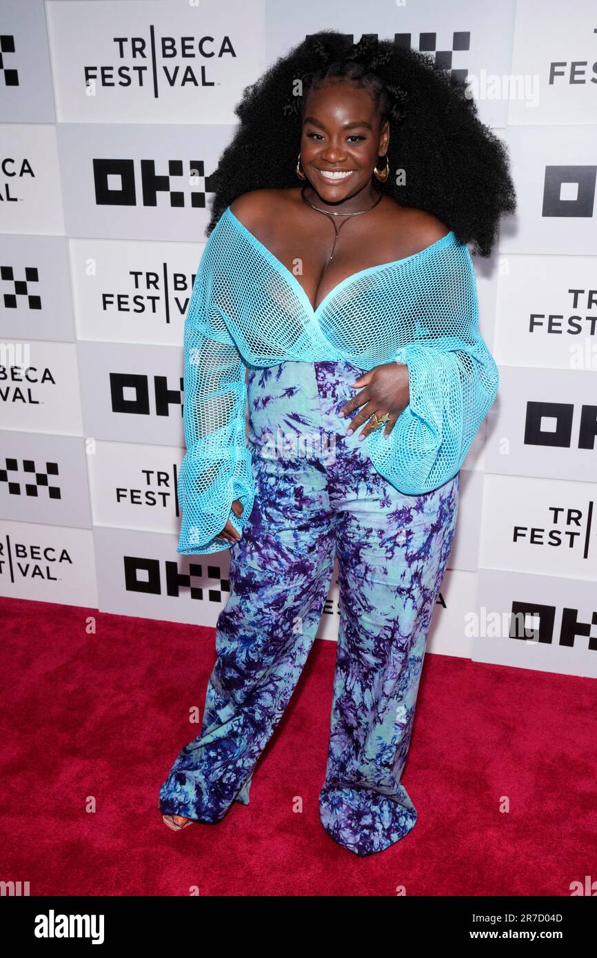 Shoniqua Shandai attends the premiere of "The Perfect Find" at the BMCC ...