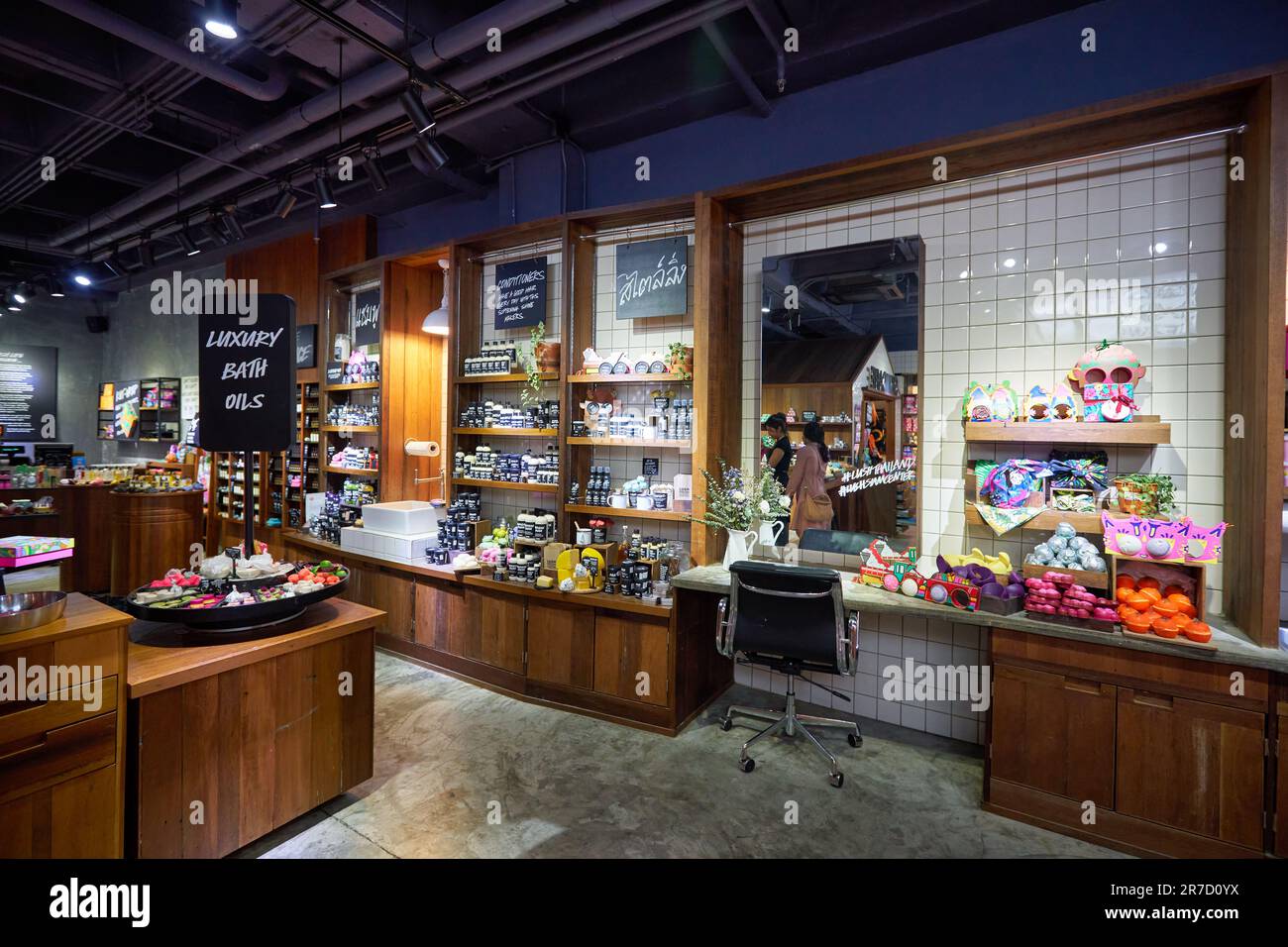 BANGKOK, THAILAND - CIRCA JANUARY, 2020: interior shot of Lush store in ...