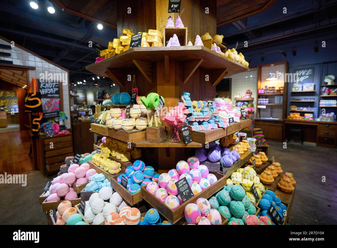 BANGKOK, THAILAND - CIRCA JANUARY, 2020: interior shot of Lush store in ...
