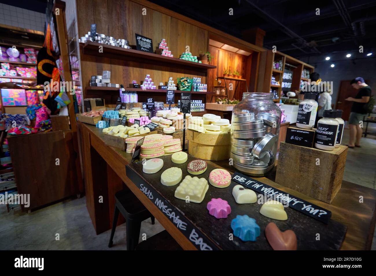 BANGKOK, THAILAND - CIRCA JANUARY, 2020: interior shot of Lush store in ...