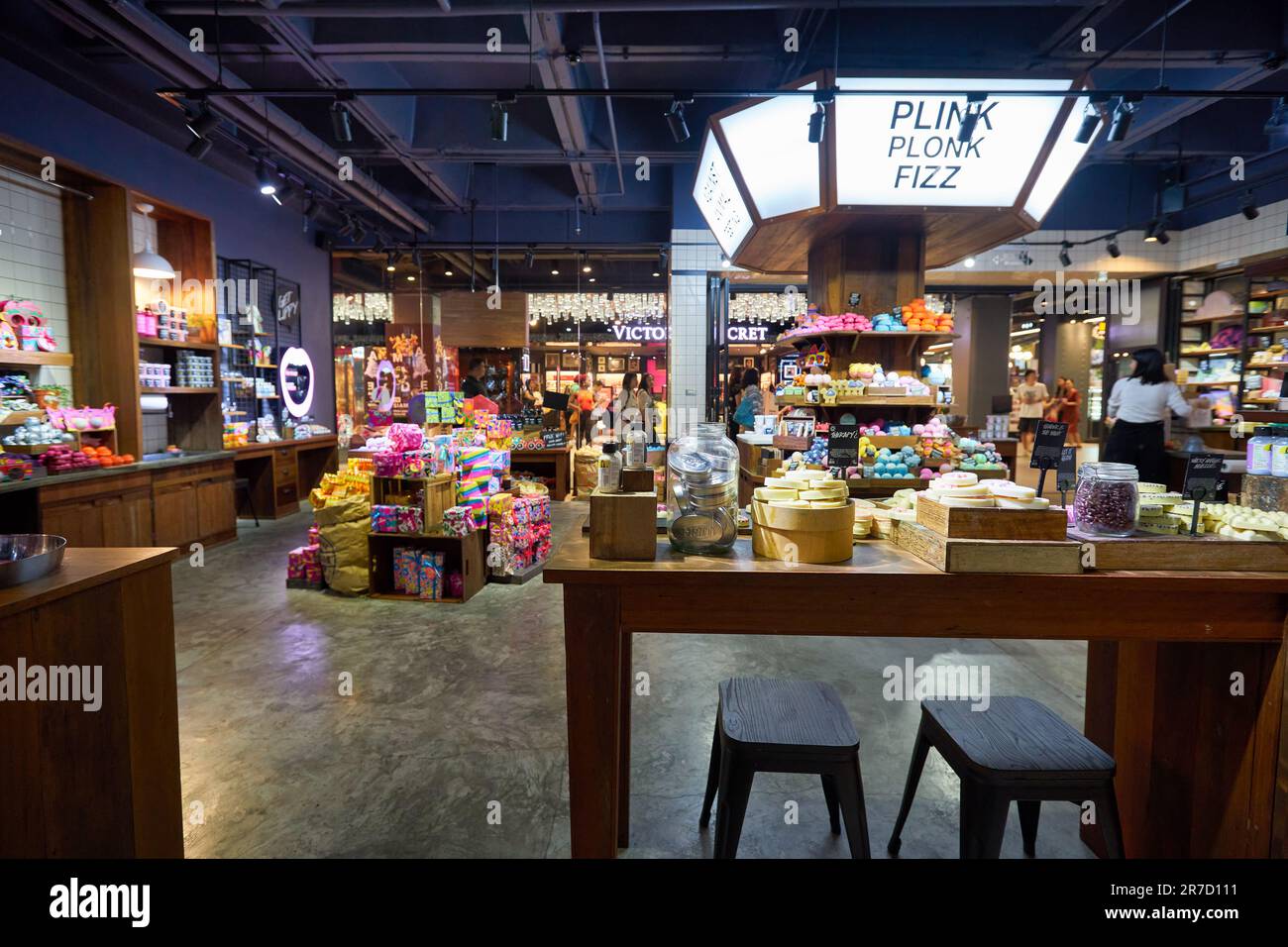 BANGKOK, THAILAND - CIRCA JANUARY, 2020: interior shot of Lush store in ...