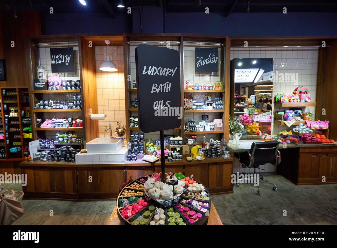 BANGKOK, THAILAND - CIRCA JANUARY, 2020: interior shot of Lush store in ...