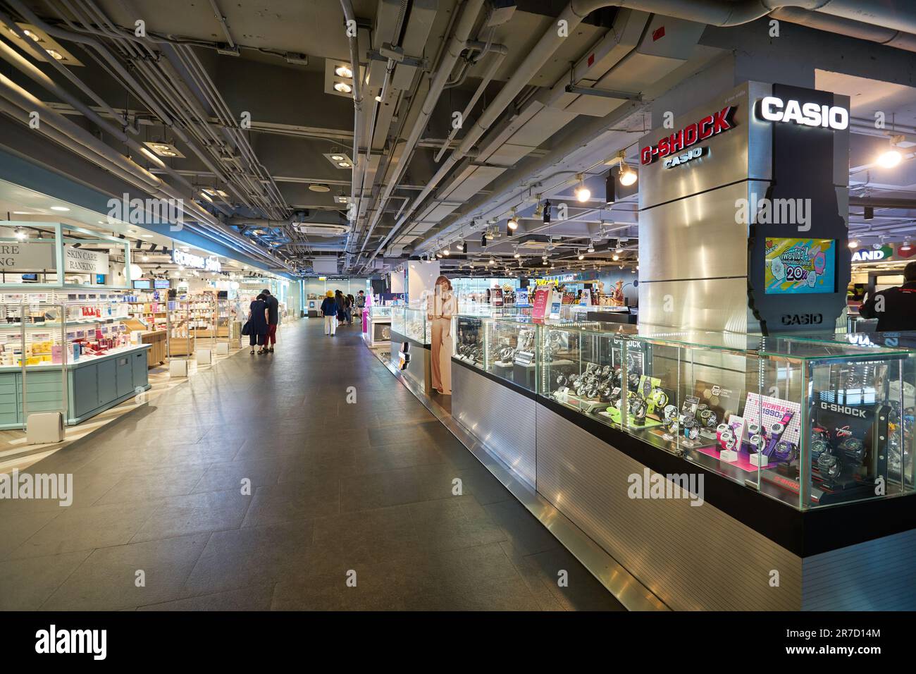 BANGKOK, THAILAND - CIRCA JANUARY, 2020: interior shot of Siam Center ...