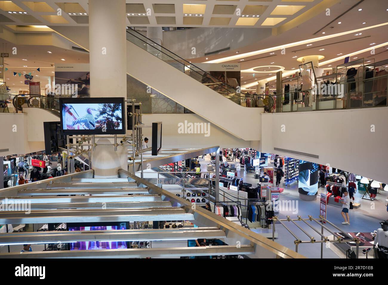 BANGKOK, THAILAND - CIRCA JANUARY, 2020: inside Siam Paragon shopping ...