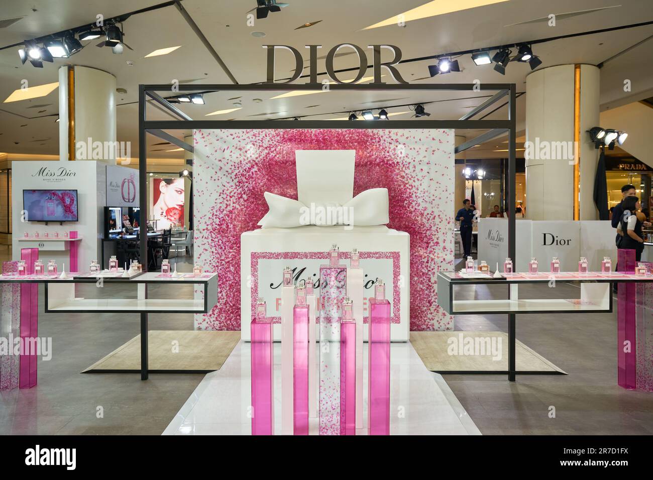 BANGKOK, THAILAND - CIRCA JANUARY, 2020: Dior fragrance products displayed at Siam Paragon ...