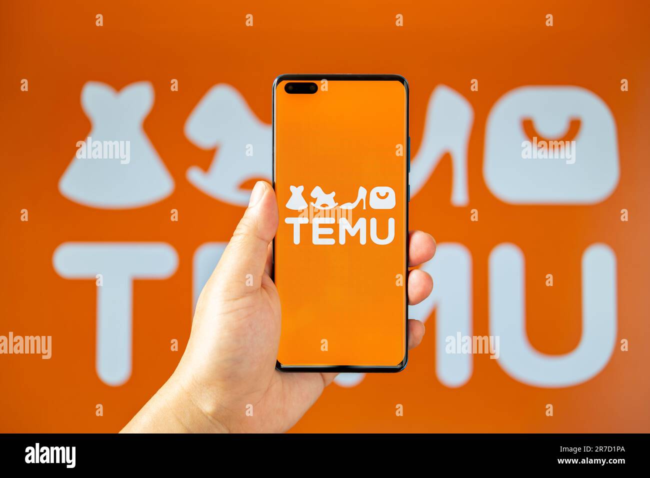 Temu logo hi-res stock photography and images - Alamy