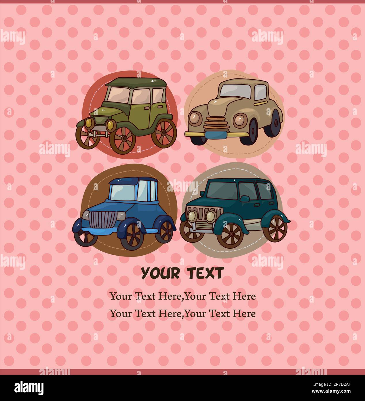 Child vintage cycle Stock Vector Images - Alamy