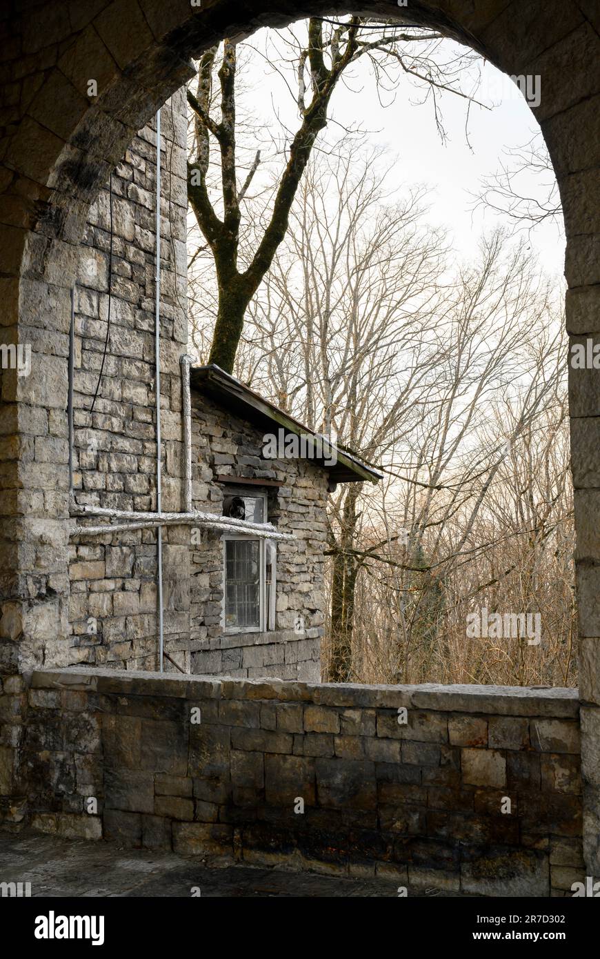 Old stone balcony hi-res stock photography and images - Alamy
