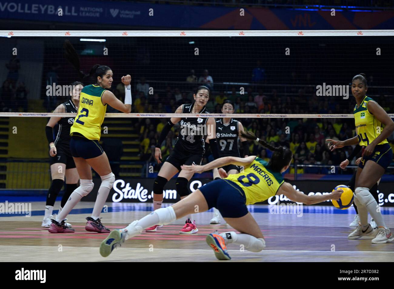 DF - BRASILIA - 06/14/2023 - LEAGUE OF THE WOMEN'S VOLLEYBALL NATIONS ...