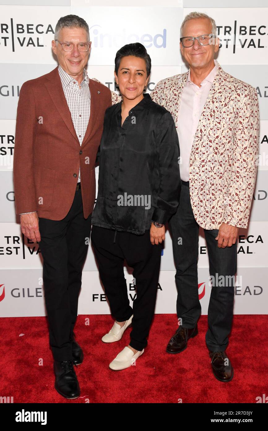 New York, USA. 14th June, 2023. Rob Epstein, Mari Rivera and Jeffrey ...
