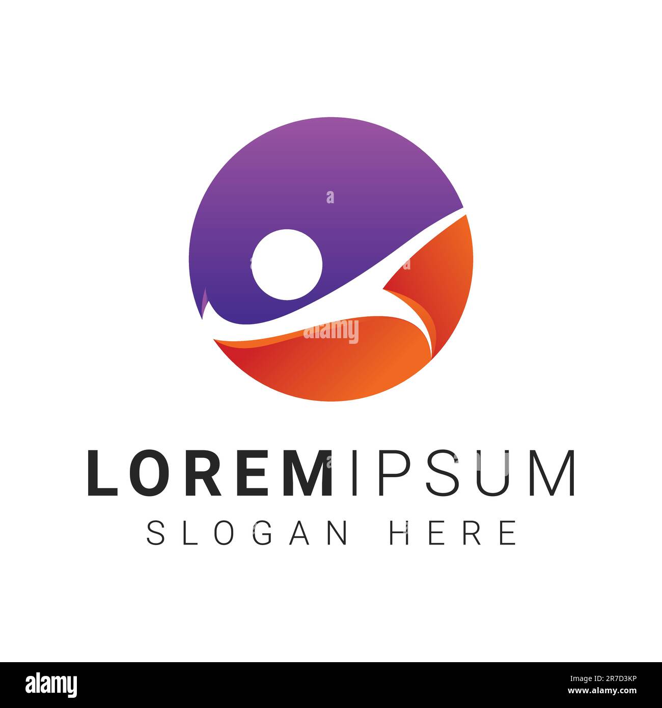 Sports Life Coaching Logo Design Running Throwing Human Abstract Icon ...