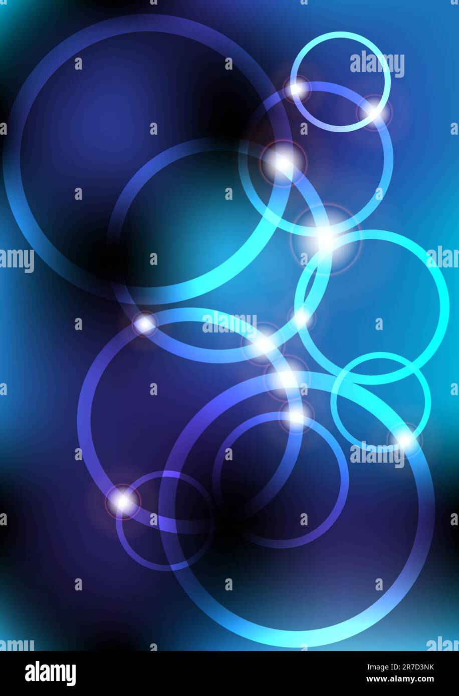 Abstract background glowing circles hi-res stock photography and images ...