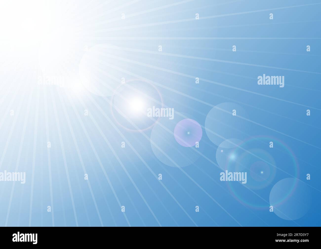 Vibrant sky backdrop Stock Vector Images - Alamy