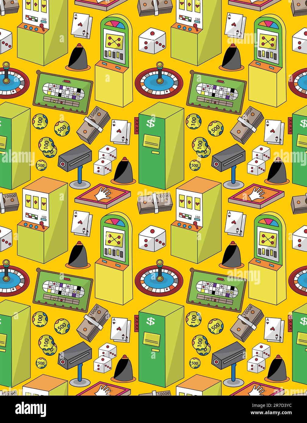 Casino table texture Stock Vector Images - Alamy