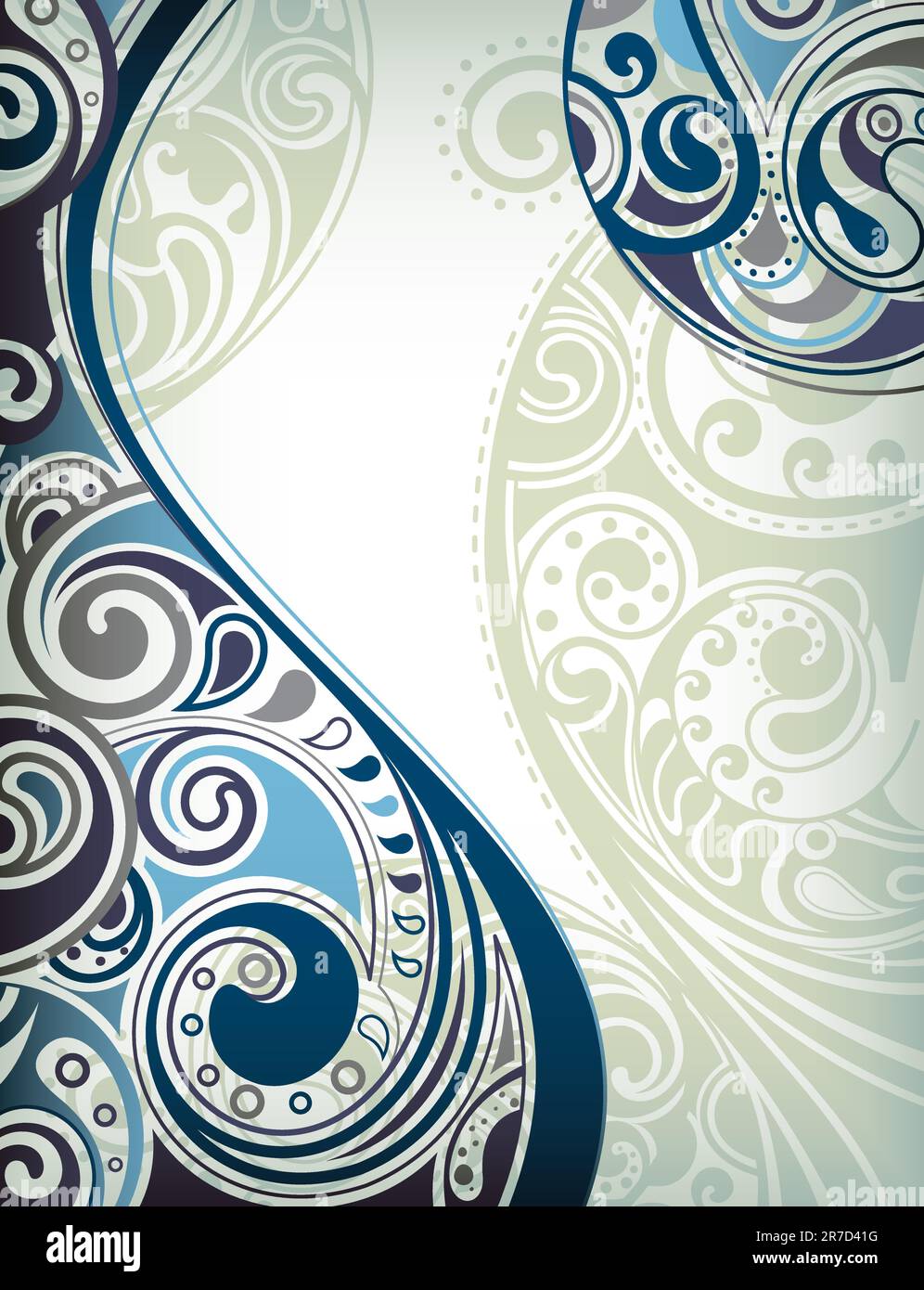 Illustration of abstract curve background Stock Vector Image & Art - Alamy