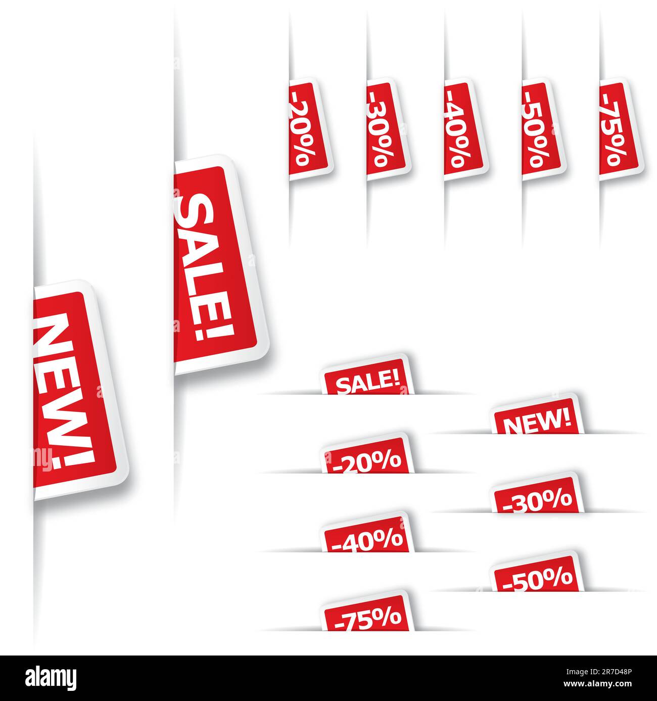 New set paper tags Stock Vector Images - Alamy