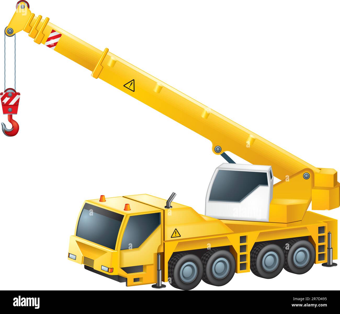 Construction high rise crane Cut Out Stock Images & Pictures - Alamy