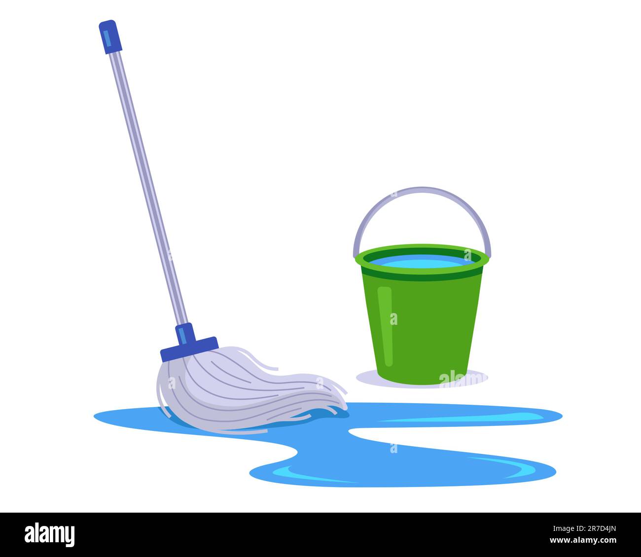 Clipart Mop And Bucket