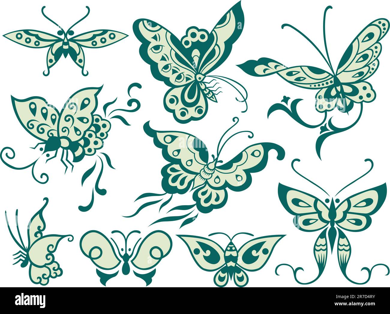 Butterfly design Stock Vector Images - Alamy