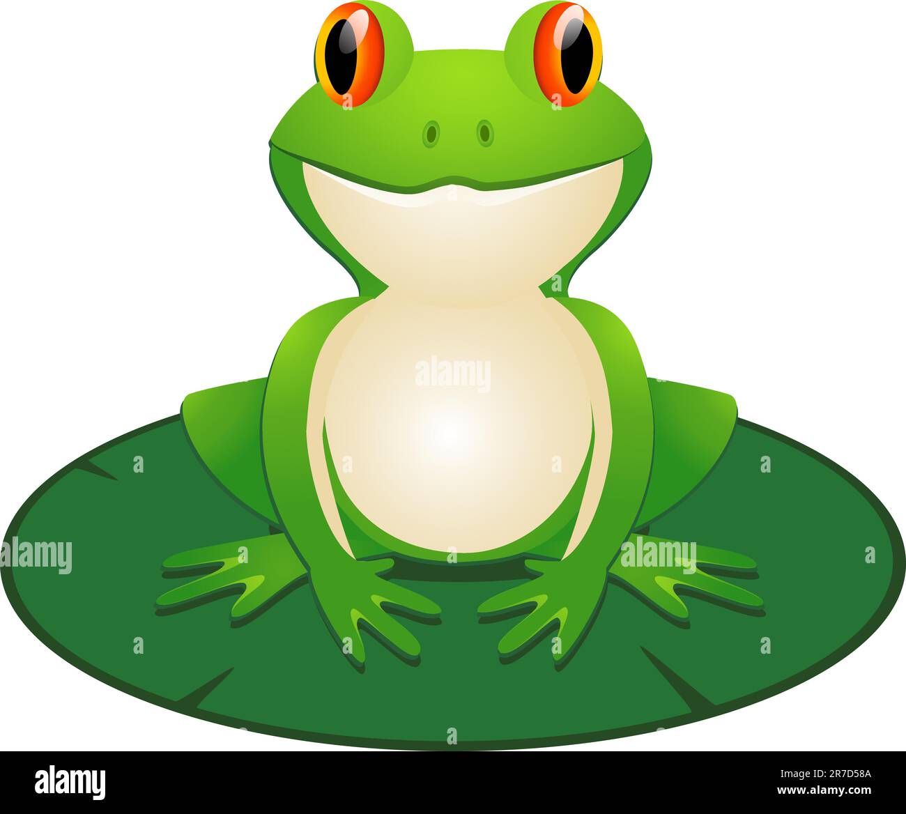 Frog cartoon Stock Vector Images - Alamy