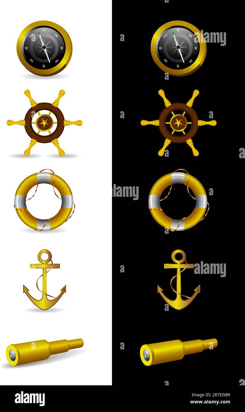 Different direction sailing Stock Vector Images - Alamy