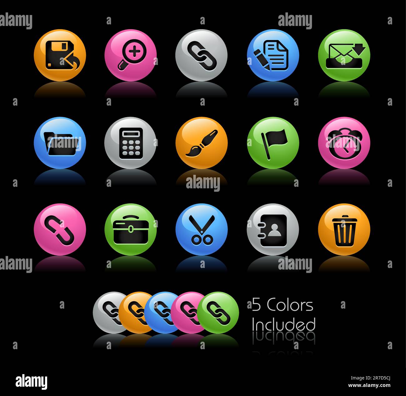 Linked in icon Stock Vector Images - Alamy